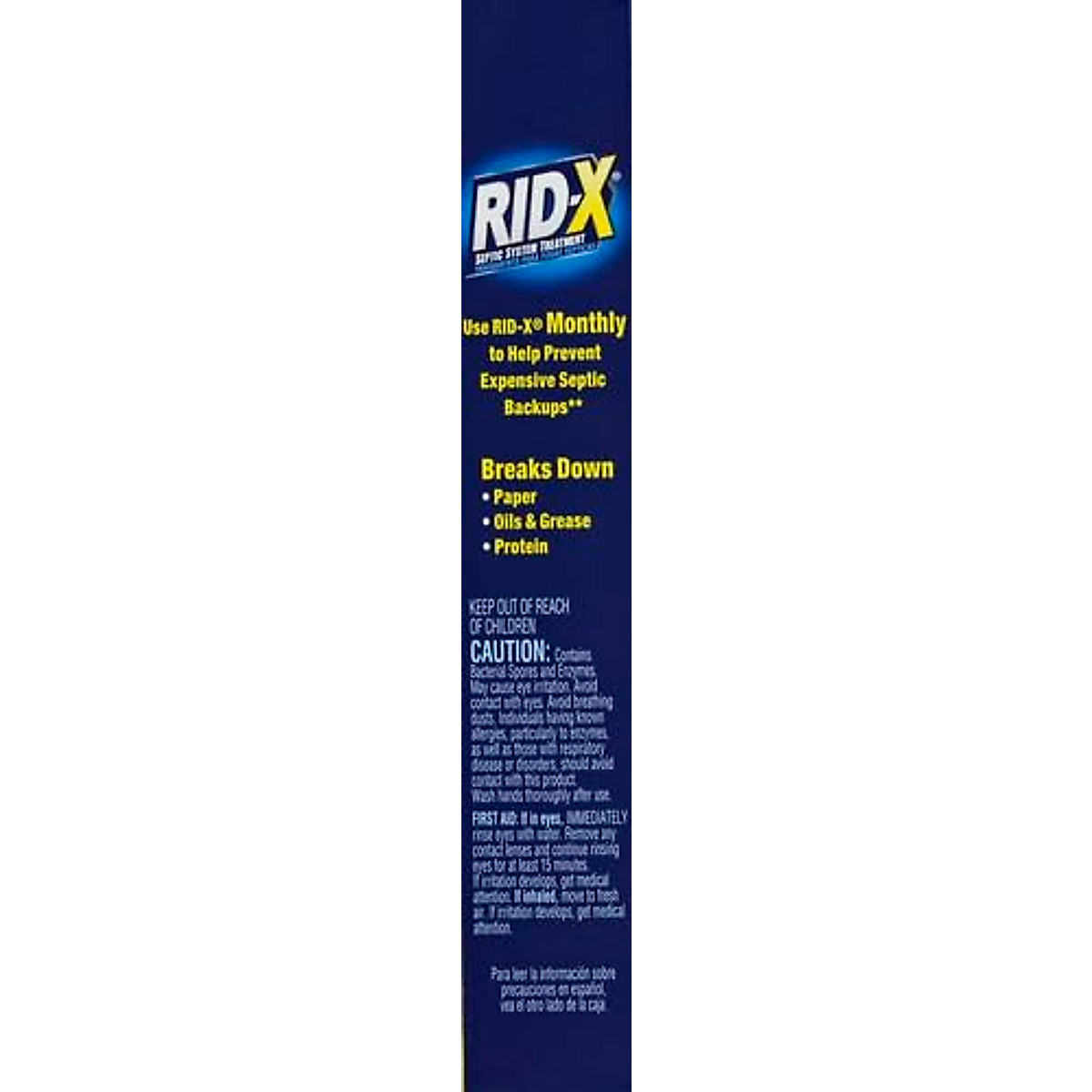 RID-X Septic Treatment, 1 Month Supply Of Powder, 9.8 oz
