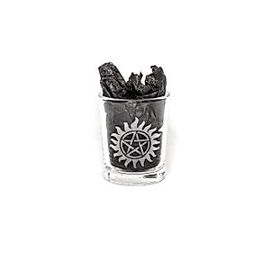 Supernatural Shot Glass/Votive Holder - Anti-possession symbol