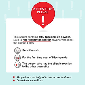 Niacinamide 10% + Zinc PCA 1% Serum for Face - Pore Reducer + Uneven Skin Tone Treatment + Diminishes Acne Prone, Skin Balancing Pore Reducing, Restores Elasticity, 2 Fl Oz