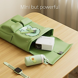 Mini Projector - 1080P Full HD Supported YOTON Portable Projector Y3, Gift for Kids, Phone Projector for Home Theater, Movie, Cartoon, Compatible with PC/Tablet/Fire Stick/iOS and Android Phone