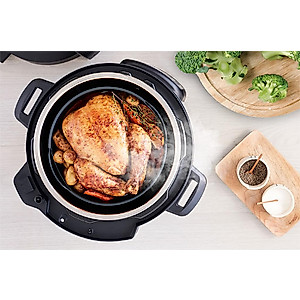 Cocaeli 13-in-1 Electric Pressure Cooker, Rice Cooker, Steamer, Sauté, Yogurt Maker, 10 Safety Features, Non-Stick Inner Pot, 6 Quart, Stainless Steel