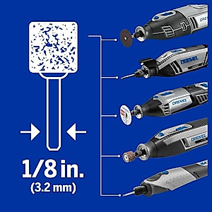 Dremel 726-01 Cleaning & Polishing Rotary Tool Accessory Kit with Storage Case, 20-Piece Set - Includes Buffing Wheels, Polishing Bits, and Compound