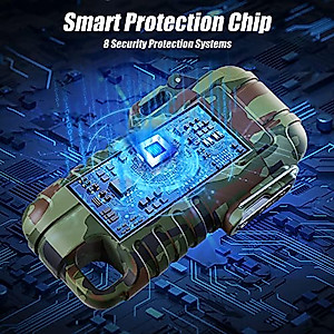 Bistfy Electric 360 Flexible Rechargeable USB Lighter, Type C Arc Plasma Windproof and Waterproof Flameless Grill Lighter for Candle Aromatherapy Camping BBQ Gas Stove