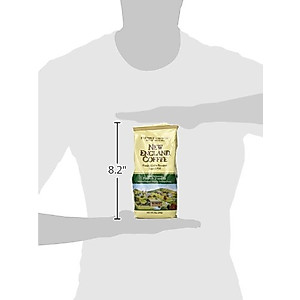 New England Coffee French Vanilla Decaffeinated Medium Roast Ground Coffee, 10oz Bag (Pack of 1)