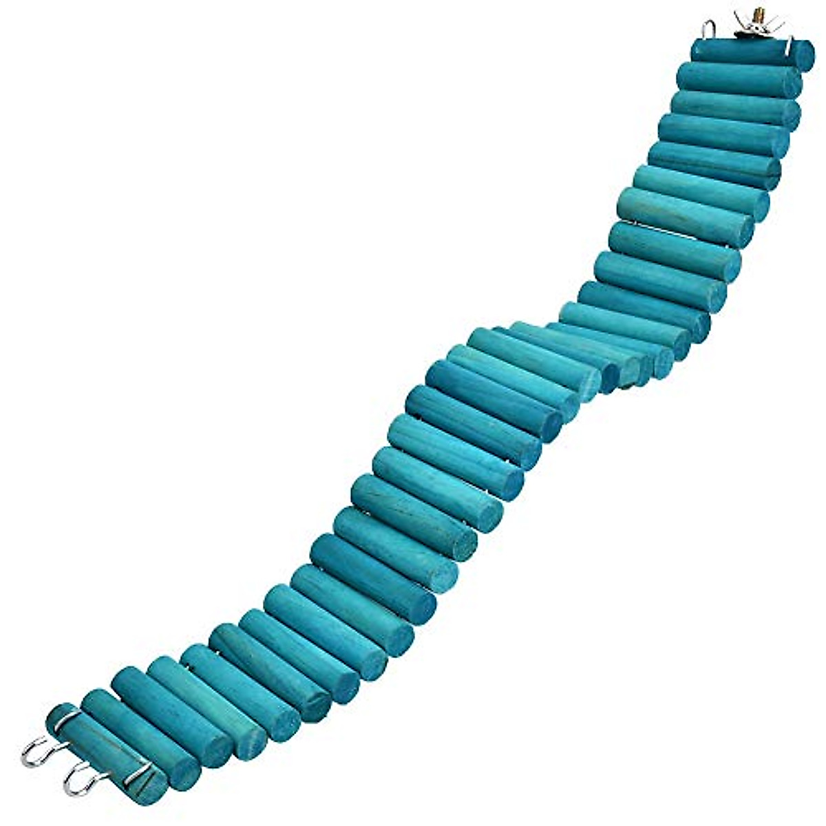 6 * 50CM Pet Hamster Climbing Ladder, Pet Ladder Suspension Bridge Cockatiel Toy Pet Cage Toy