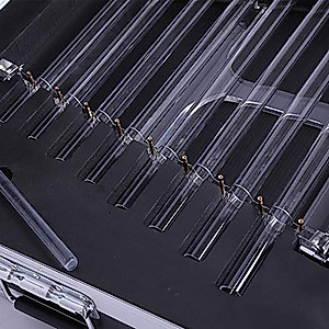 ENERGYSOUND 432 Hz Sound Therapy Quartz Crystal Singing Harp with 8 notes &Alumina Alloy Box