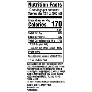 Mountain Dew, Code Red, Cherry, 12 oz (pack of 12)