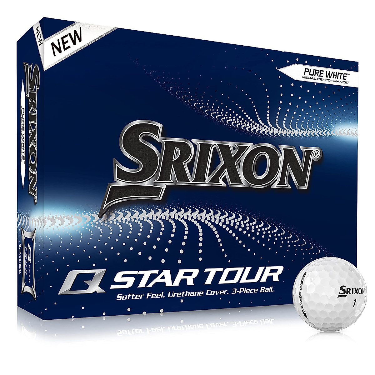 Srixon unisex adult White Golf Ball, White, Dozen US