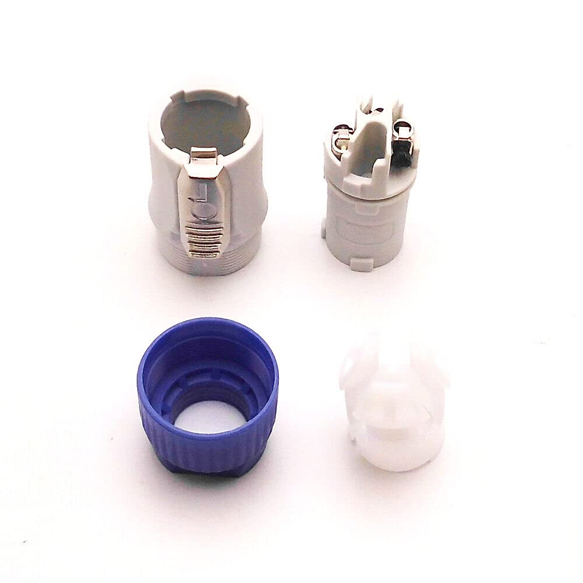 HUMARH 10-Pack Replacement Grey Power-Out Rated 20A / 250V AC Connector Cable Plug for NAC3FCB PowerCon