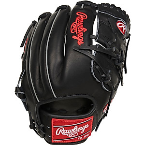 Rawlings | HEART OF THE HIDE TRADITIONAL Baseball Glove | Right Hand Throw | 12" - Two-Piece Solid Web | Black