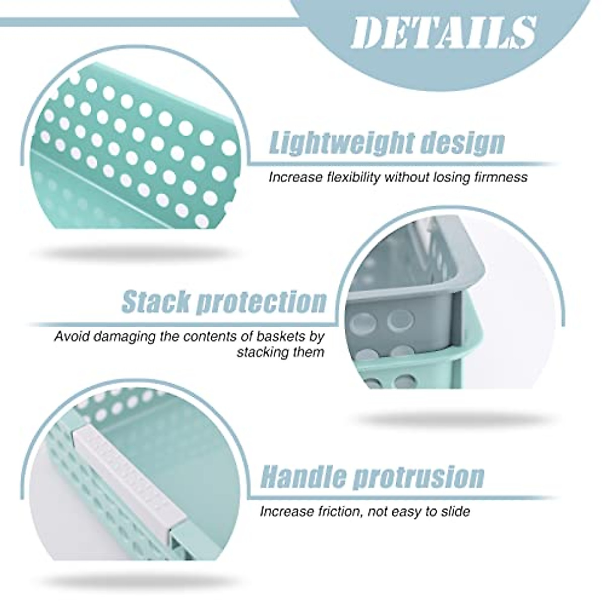 Turn in Trays Classroom, 4Pcs Paper Trays for Classroom, Book Baskets for Library, Drawers, Office, Home