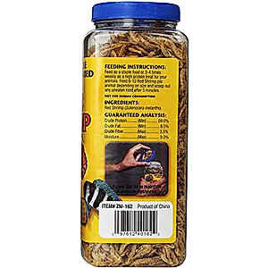 Zoo Med Large Sun-Dried Red Shrimp 5 oz - Pack of 4