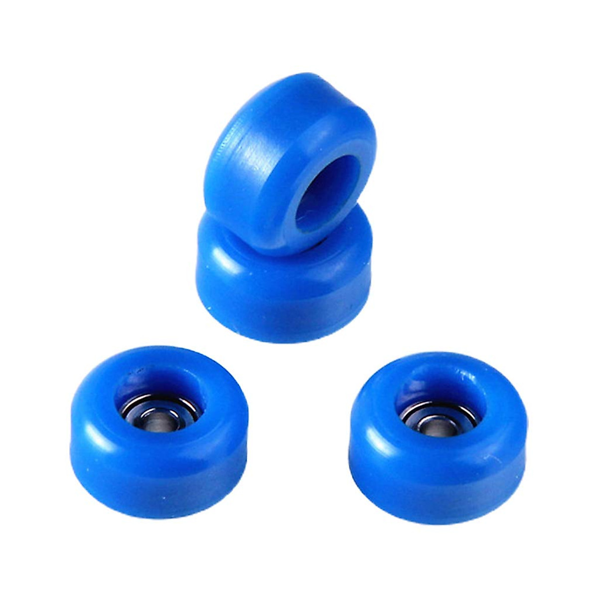 BullBallBoll 4 Pcs/Set Professional Urethane CNC Bearing Wheels for Wooden Fingerboard