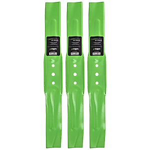 8TEN LawnRAZOR Blade for Lesco Toro Recycler 21 inch Deck 11-9419 14-1659 14-9419 75-9420 91-2256 050808 (High-Lift) 3 Pack