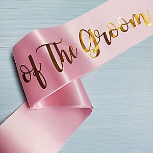 Magnusson's Garden Mother of the Groom Sash, Bachelorette Party Bridal Shower Accessories, Wedding Engagement Gift Idea for Mother-in-Law from Bride