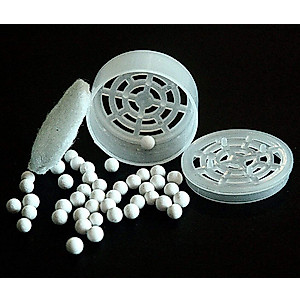 PureAction Replacement Filter Cartridge Set - Water Softener Shower Head SH388 & Luxury Filtered Shower Head SH888 - Hard Water Filter - Chlorine & Flouride Filter - Helps Dry Hair Itchy Skin - 2 Pack