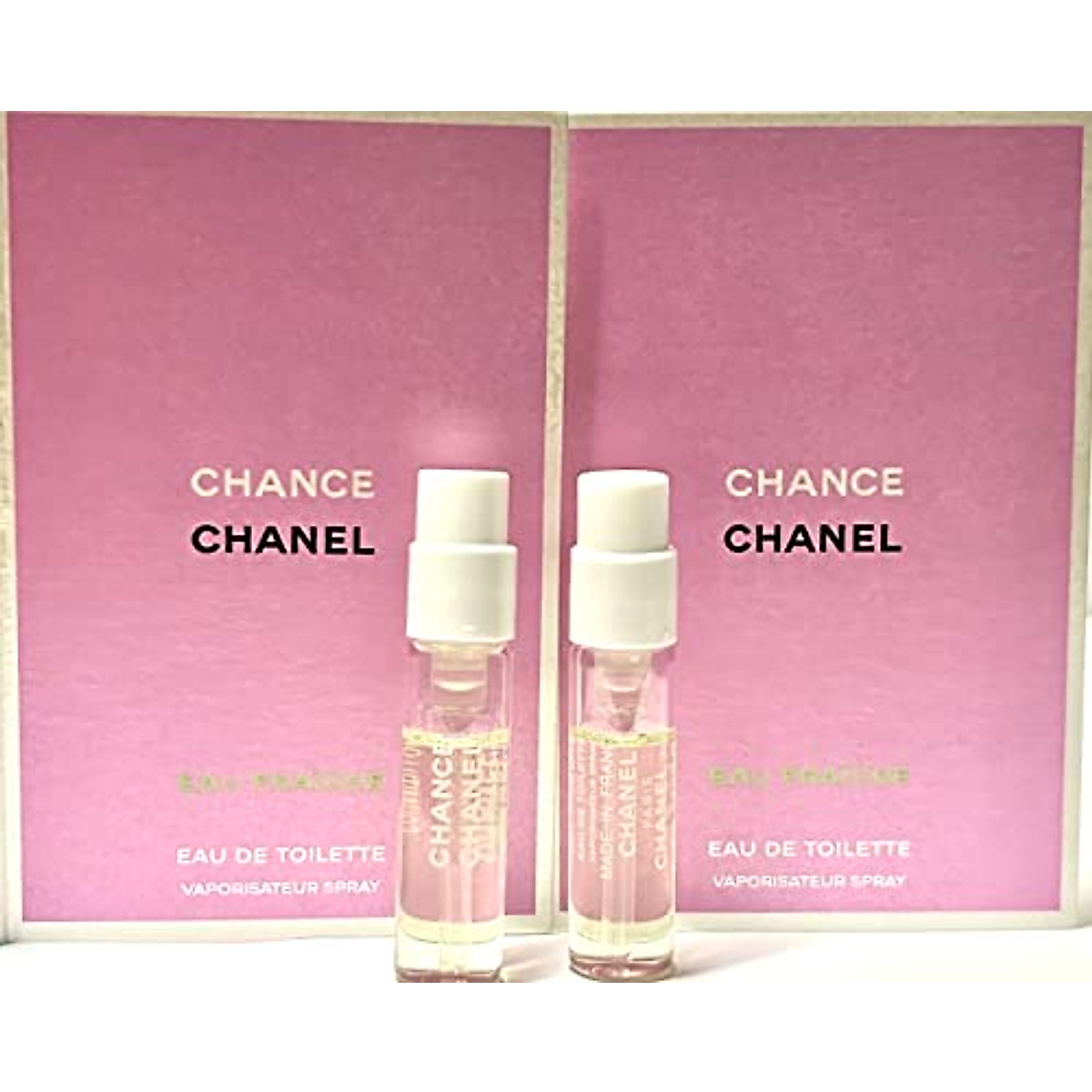 Set of 2 - Chance Eau Fraiche By Chanel for Women, Eau De Toilette Spray 0.05 Sampler