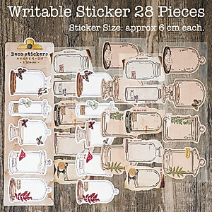 Knaid Junk Journal Kit Vintage Ephemera Bundle Scrapbook Supplies Sticker Paper Material Pack for Art Journaling Bullet Journals Planners Collage Notebooks Decoupage Album Crafter Gifts (Garden)