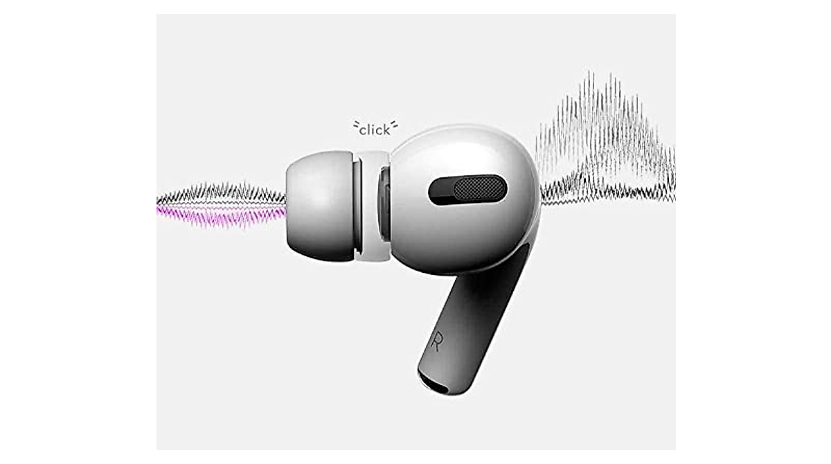 Airpod Pro Replacement Tips [6 Pairs] + Black Silicone Case for Airpods ...