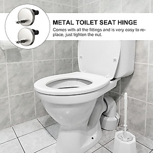 Toilet Seat Replacement Bidet Parts: 2pcs Seat Hinge Replacement Toilet Seat Screws Cover Top Fix Nuts Screws Mount Seat Hardware - Toilet Seat Hinge Fixings Nuts