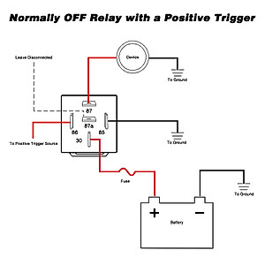 Nilight SPDT Relay Replacement 12V 5 Prong SPDT Auto Tilt Trim Relay (Pack of 10) 40/30 AMP Electrical Power Relay Switch 5 Pin Bosch Style Relay for Automotive Cars Marine Boats,2 Years Warranty