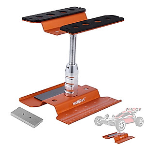Hobbypark RC Car Work Stand with Weight Aluminum Repair Station Lift for 1/8 1/10 1/12 Scale Traxxas TRX4 Axial Arrma Redcat Losi RC Crawler Monster Truck Buggy
