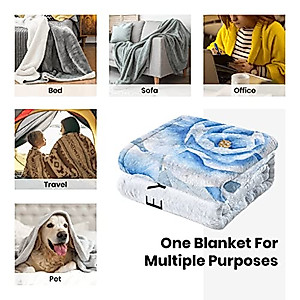 Mothers Day Blanket Gifts for Bonus Mom, Flower Blankets Gifts for Stepmom from Stepdaughter Stepson, Mothers Gifts for Stepmom/Bonus Mom/Stepmother Birthday Gifts Ideas, I Love Mom Blankets 50"x60"
