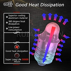 Ruiandsion 4pcs E10 LED Bulbs 3V 6000K White LED Bulbs for Torchlight Flashlight Torch Light,Negative Earth