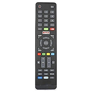 Universal Remote Control for Element TV Remote with YouTube VUDU Netflix Pandara Keys
