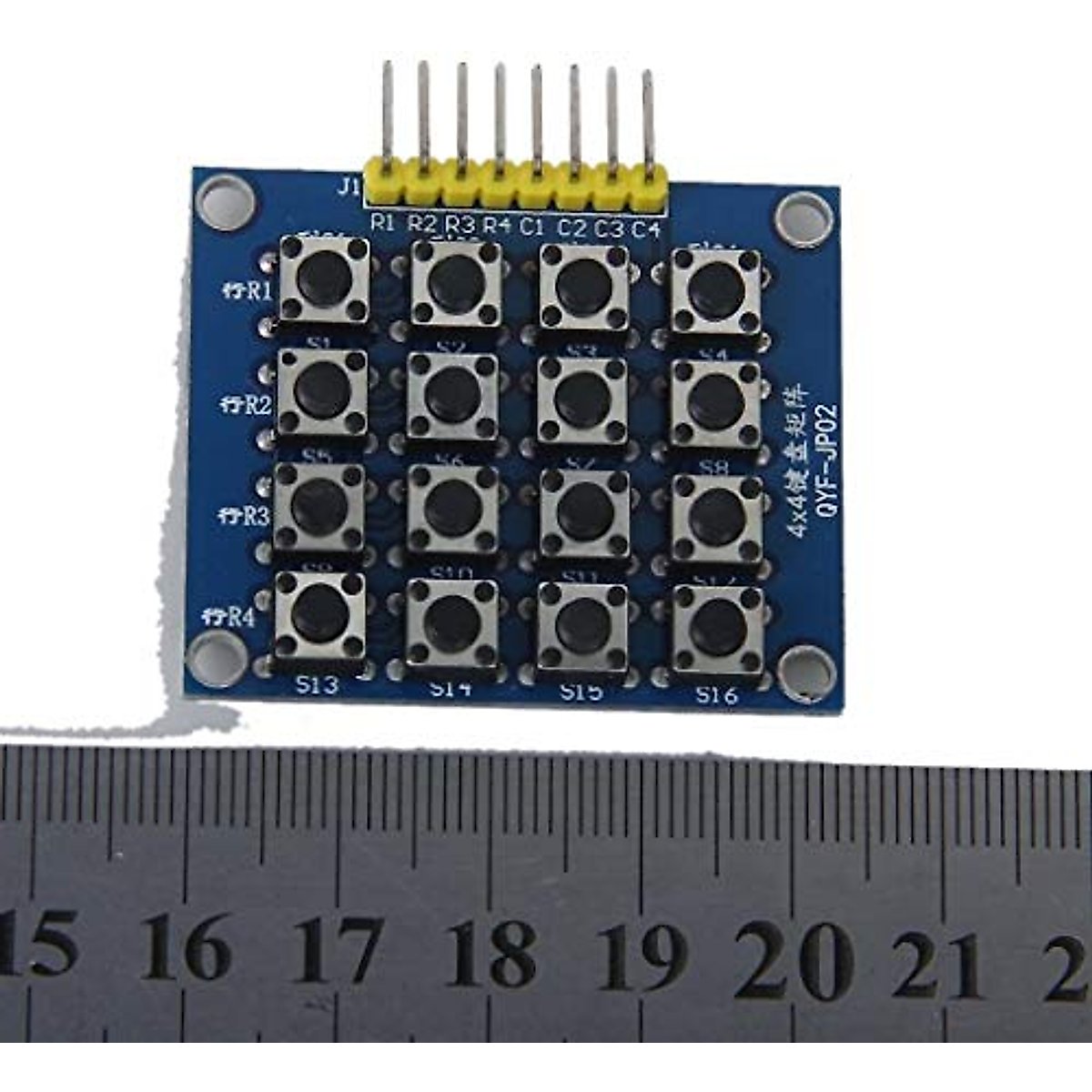 ZYM119 1pcs 4x4 Matrix Keyboard Module Board with 16 Keys MCU for Computer Circuit Board