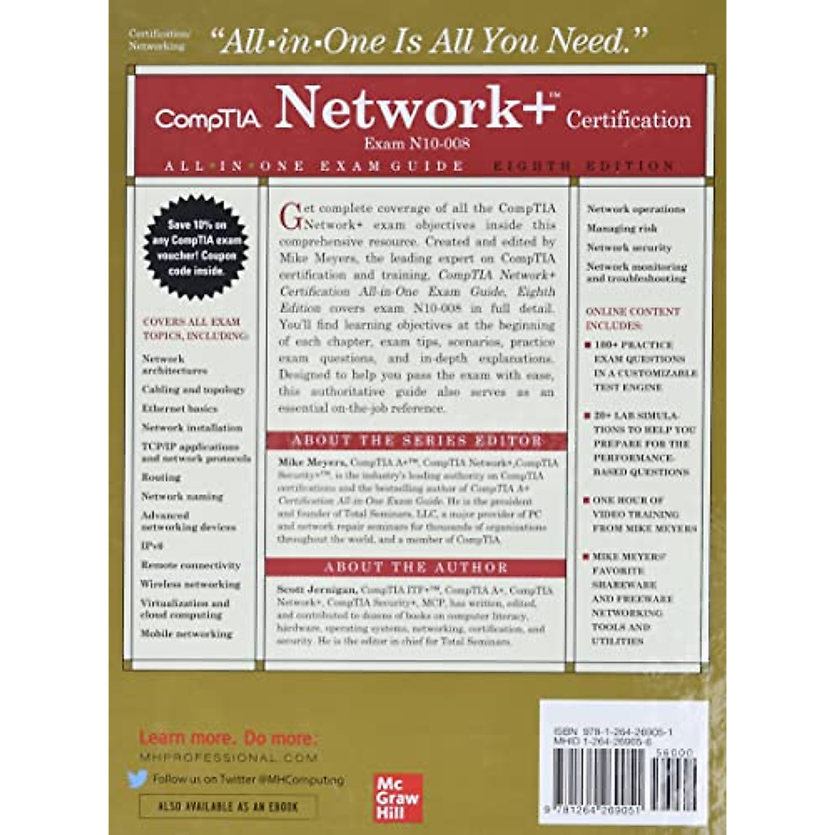 Comptia Network+ Certification All-In-One Exam Guide, Eighth Edition (Exam N10-008)