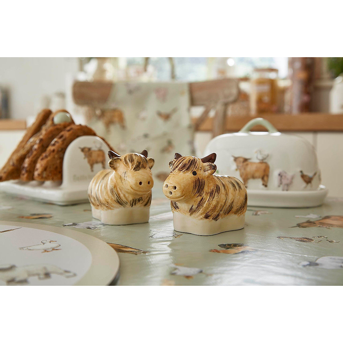 Cooksmart British Designed Ceramic Toast Rack | Toast Holder Perfect for Breakfast | Toast Racks for All Types of Kitchens - Buttercup Farm