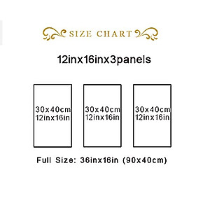 Inspirational Canvas Painting Wall Art -EPHANY ART,Mindset Quotes Prints, Success Framed Entrepreneur Poster Positive Quotes Wall Poster for Home Office Workplace (M-3pcs,12x16inchx3pcs)