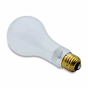 Technical Precision Replacement for Artograph Super Prism Image Light Bulb 250W 120V A23 Bulb - Incandescent Projector Lamp - E26 Base - 3200K Warm White - 1 Pack