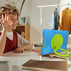 iPad 9th/8th/7th Generation Case for iPad 10.2 Inch Case with Pencil Holder,iPad Case Compatible with iPad 10.2 Inch 2021/2020/2019 Shock Resistant Rugged Case iPad Kids Case with 360° Swivel Stand