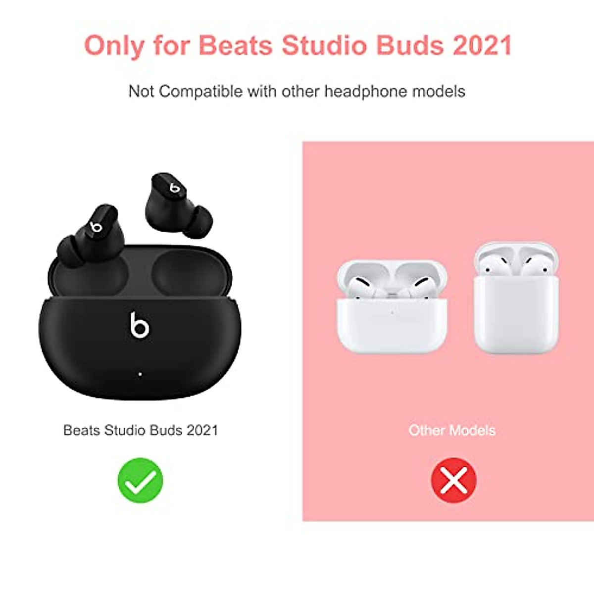 Beats Studio Buds Case, 3D Cute Cartoon Kawaii Character Soft Silicone Case Cover for Beats Wireless Earbuds Anime Skin with Keychain Accessories for Girls Women Kids (Boba Milk Tea)