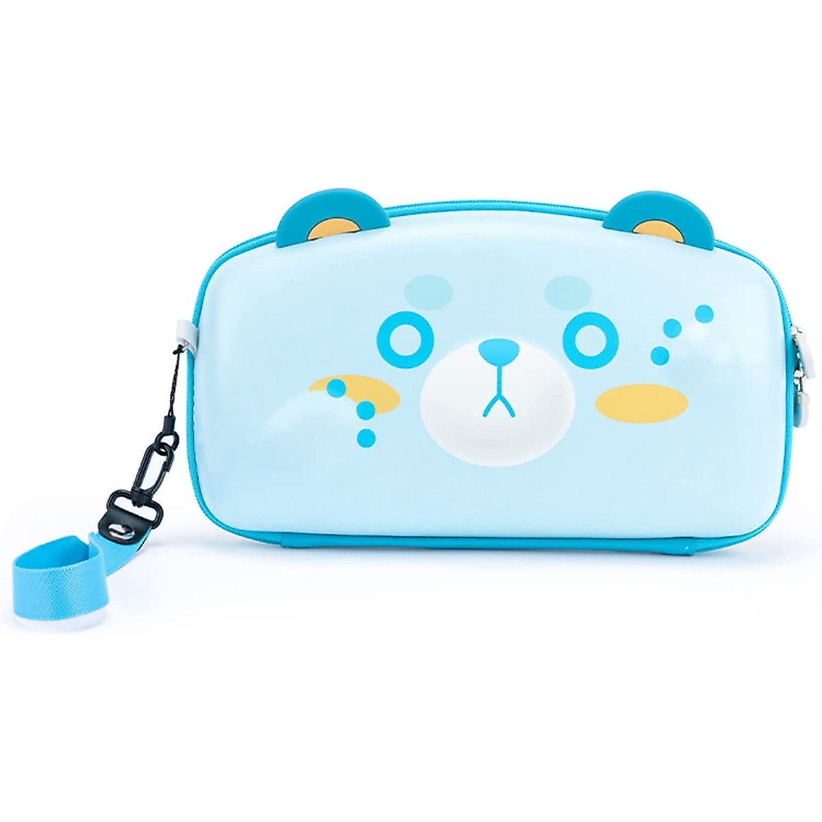 GeekShare Cute Bear Carry Case Compatible with Nintendo Switch/Switch OLED - Portable Hardshell Slim Travel Carrying Case fit Switch Console & Game Accessories