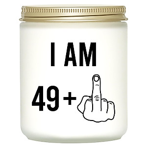 50th Birthday Gifts for Women Men, 50th Birthday Decorations Birthday Candles, Unique Funny Gag Cool Gifts for 50 Year Old Woman 1974 50th Birthday Gifts for Her Him Best Friend Brother Sister Dad Mom