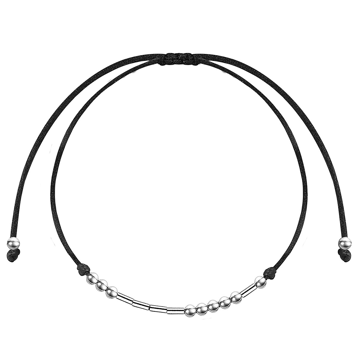 Lywjyb Birdgot Morse Code Bracelet Sober Gift Sobriety Jewelry Sobriety Gift for Women Men (sober silver morse)