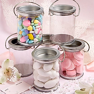 FASHIONCRAFT Wedding Bridal Party Favors, Mini Paint Can Mint Tin, Pack of 50
