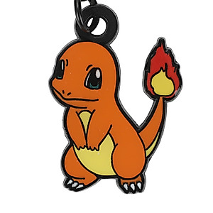 Pokemon Characters 5-Charm Black Keychain