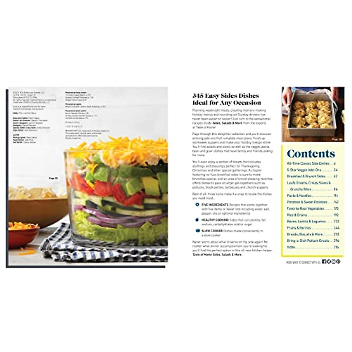 Taste of Home Sides, Salads & More: 345 side dishes, pasta salads, leafy greens, breads & other enticing ideas that round out meals. (Taste of Home Classics)