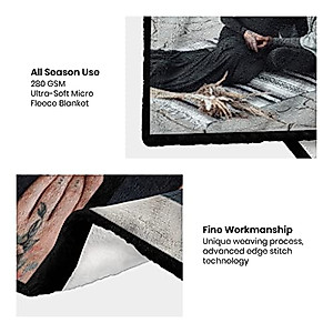 Custom Blanket Memorial Gift with Photo Text Collage: Made in USA, 10 Photos Customized Blankets Personalized Throw Blanket Using My Own Pictures for Family Mom Dad Kids Wife or Lover - 4 Sizes