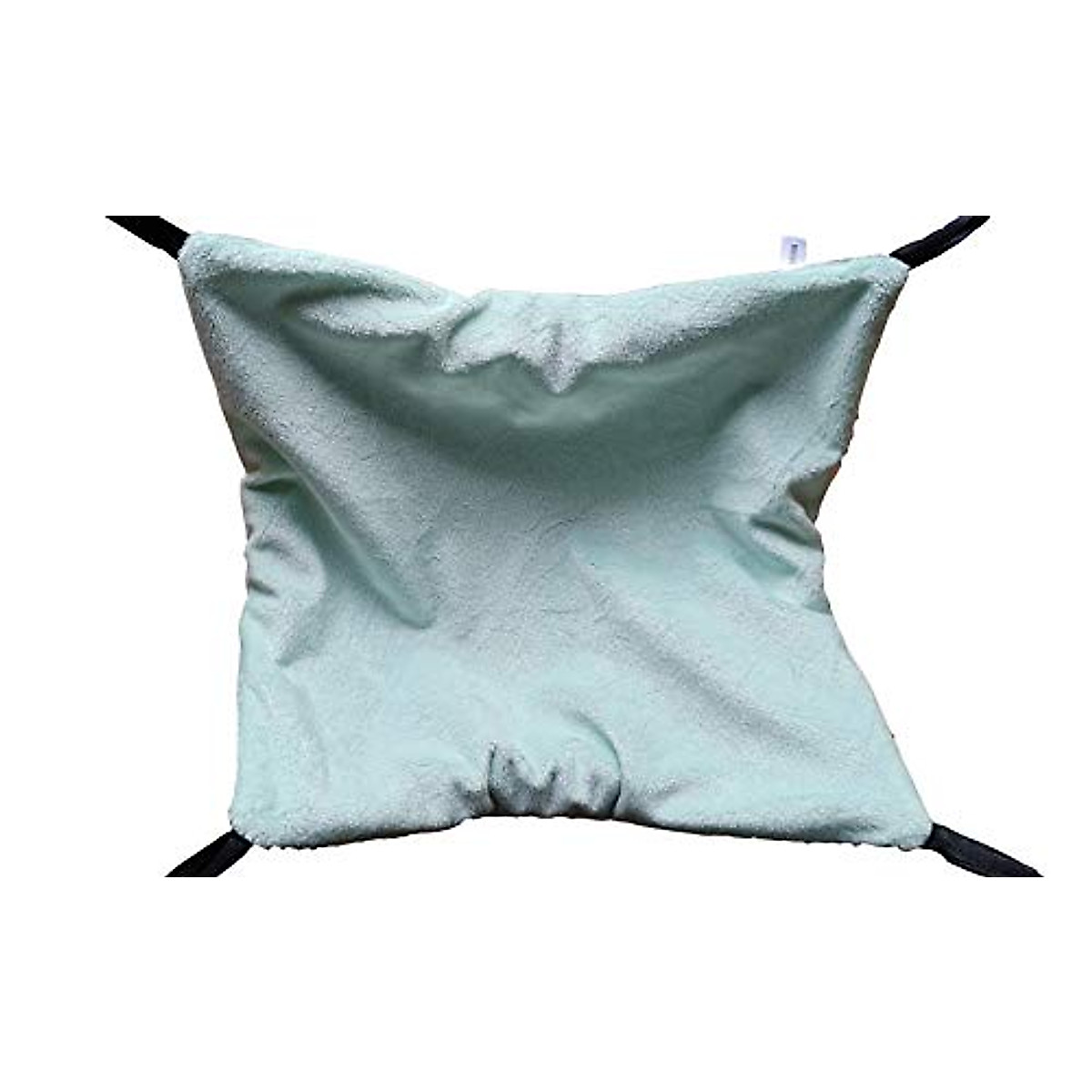 Vedem Small Animals Warm Plush Triple Bunkbed Cage Hanging Hammock Bed Hideout for Sugar Glider Ferret Squirrel (Mint)