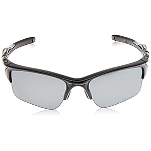 Oakley mens Oo9154 Half Jacket 2.0 Xl Sunglasses, Polished Black/Black Iridium Polarized, 62 mm US