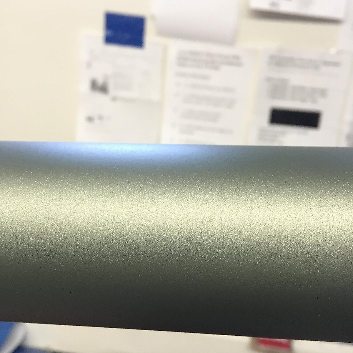 VViViD+ Matte Metallic Military Green (Ghost) Vinyl Wrap Roll (1ft x 5ft)