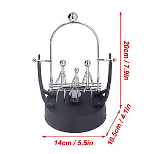 Perpetual Motion Desk Toy Noiseless Swinging Desk Sculpture Silent Motion Office Decor Endless Motion Desk Ornament for Desktop Decorations