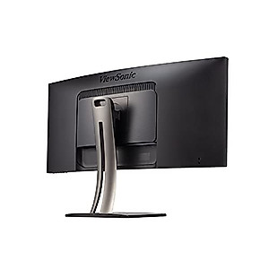 ViewSonic VP3481a 34-Inch WQHD+ Curved Ultrawide USB C Monitor with FreeSync, 100Hz, ColorPro 100% sRGB Rec 709, 14-bit 3D LUT, Eye Care, 90W USB C, HDMI, DisplayPort for Home and Office,Black