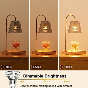 Nioclerce GU10+C 120V 50W Bulb - MR16 GU10 Base Bulbs Warm White GU10 Halogen 50W Bulbs, GU10 Dimmable Bulb High Output 500LM, Long Lasting 50 Watt GU10 Bulbs for Candle Warmer, Track Lighting