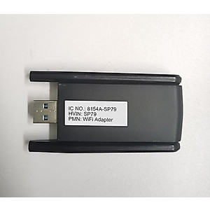 WiFi Adapter, 1200Mbps Dual Band 5G/2.4G Wireless Network Adapter, USB 3.0 MU-MIMO WiFi Dongle with High Gain Antennas for Desktop PC, Supports Windows/Mac OS X
